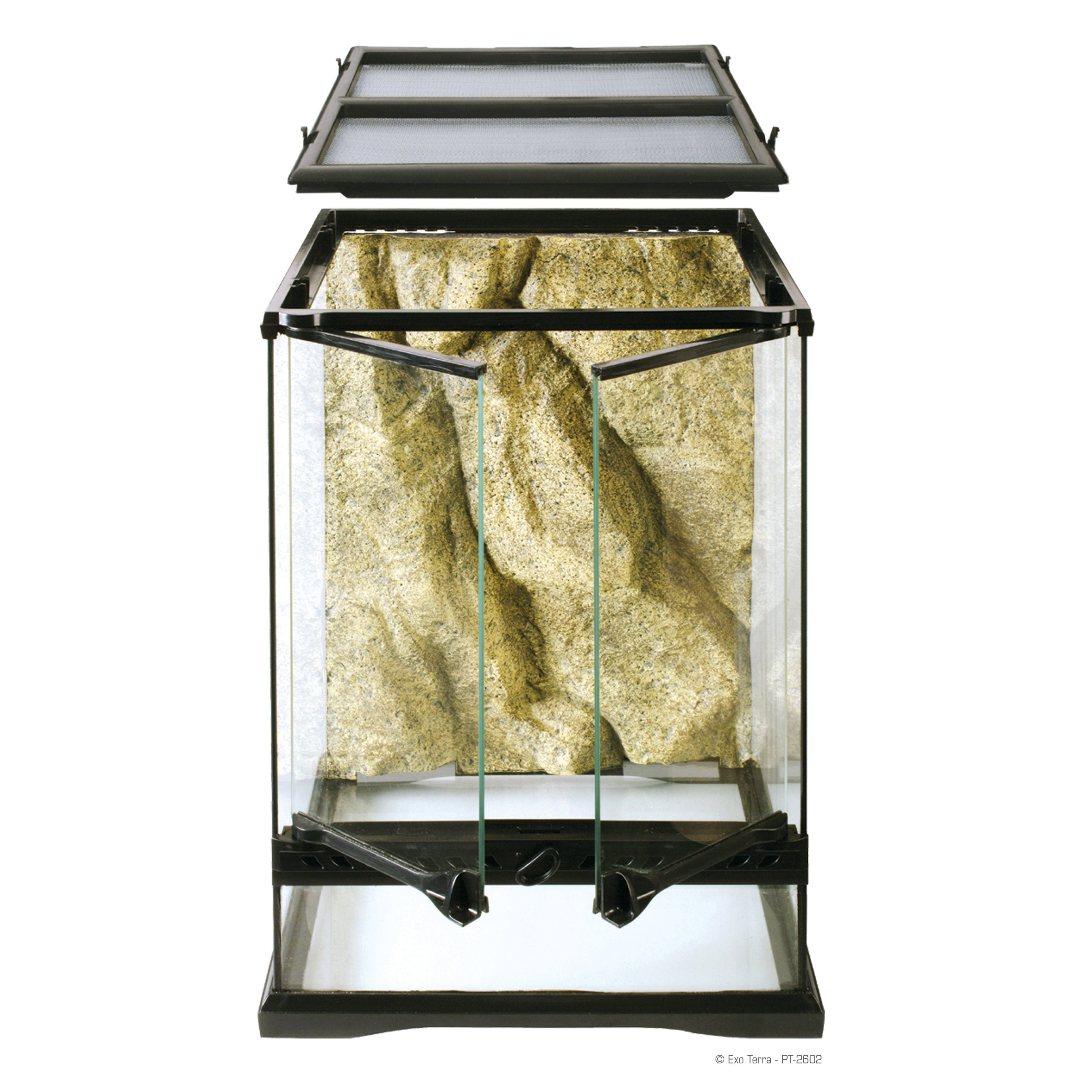 Exo Terra Mini Tall Terrarium - 30 x 30 x 45cm, 12in x 12in x 18in ...